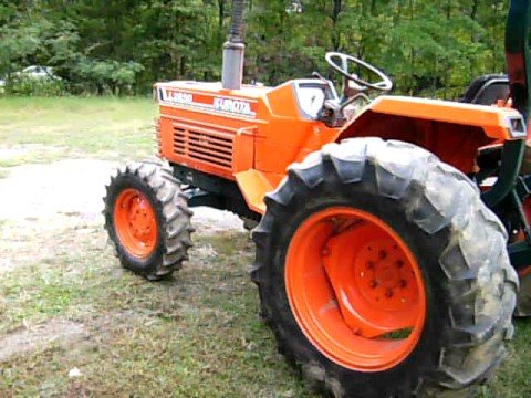 1986 kubota l2850 - YouTube