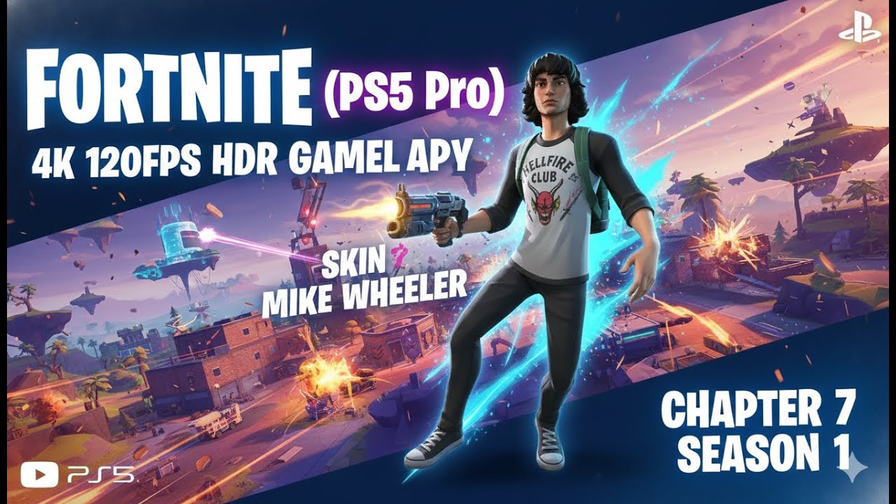 Fortnite Gameplay ｜ Skin Mike Wheeler (Stranger Things) - YouTube