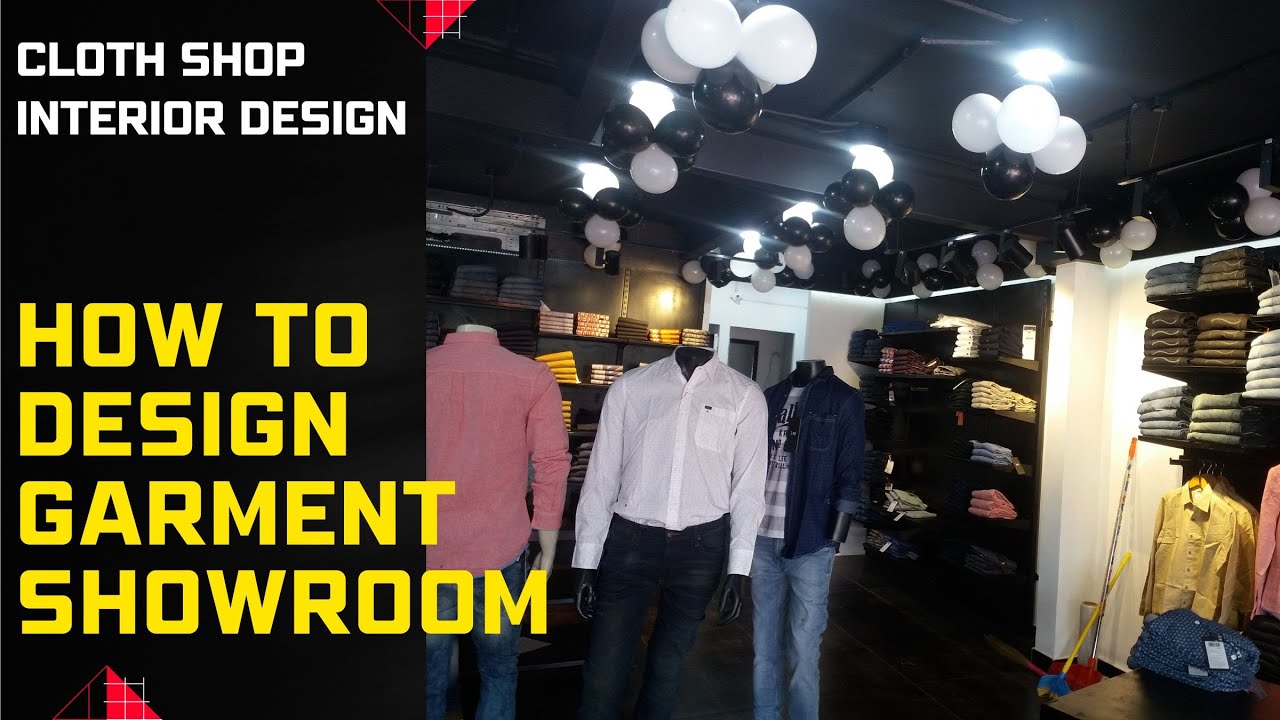 Garment Showroom Design | Cloth Shop Interior Design | Garment Shop ...