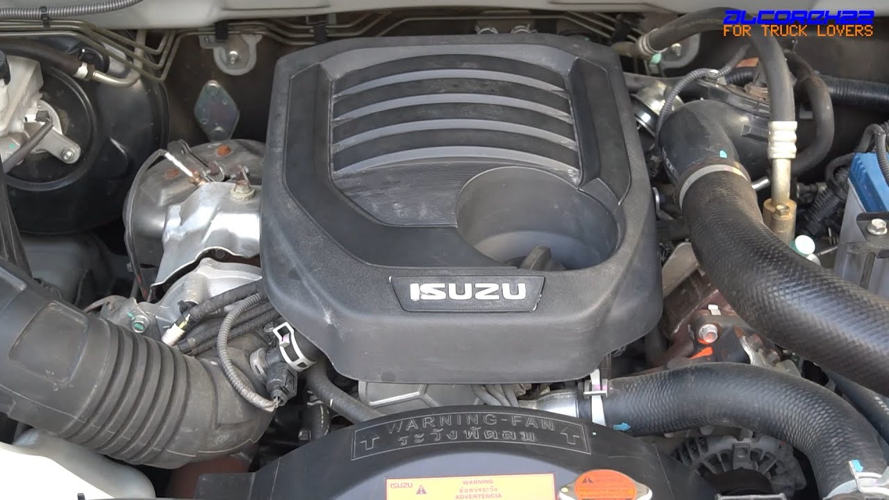 Isuzu RZ4E Euro6 Engine View - YouTube