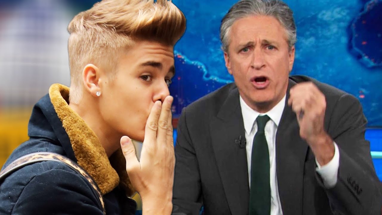 Jon Stewart Makes Fun Of Justin Bieber - YouTube