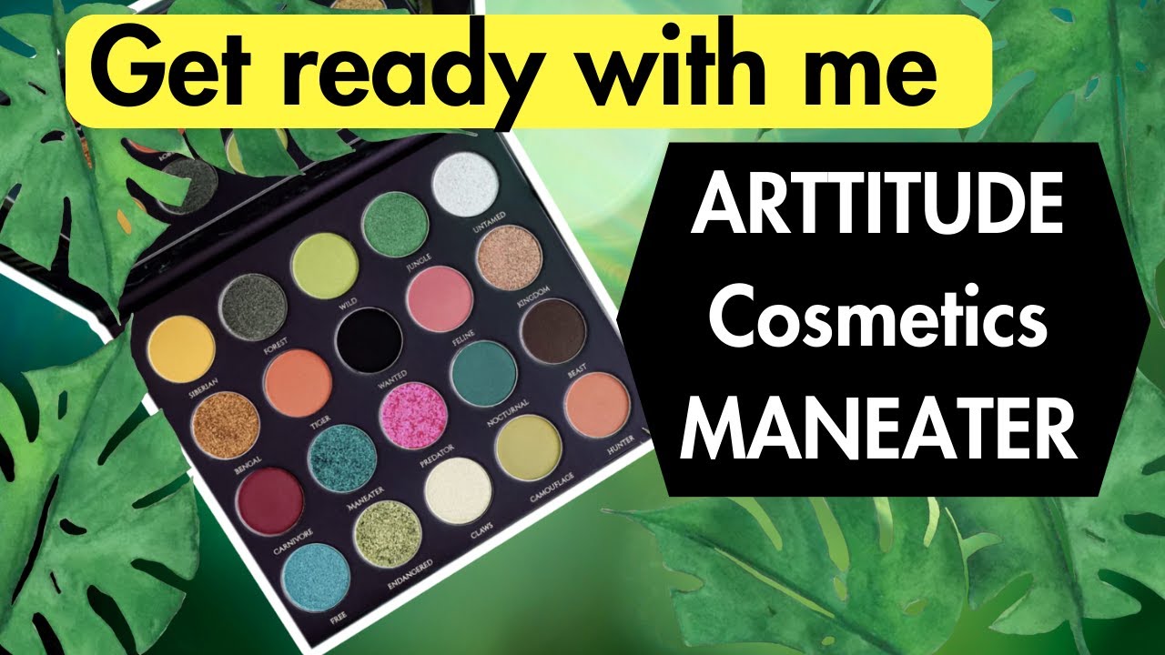 GRWM | Indie Makeup | ARTTITUDE Cosmetics | Maneater Untamed - YouTube