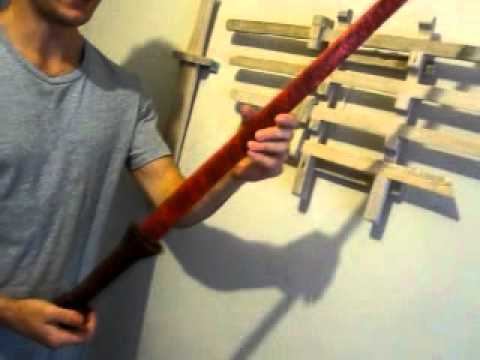 Making Wooden Weapons Using Scrap Wood in Cuenca - YouTube