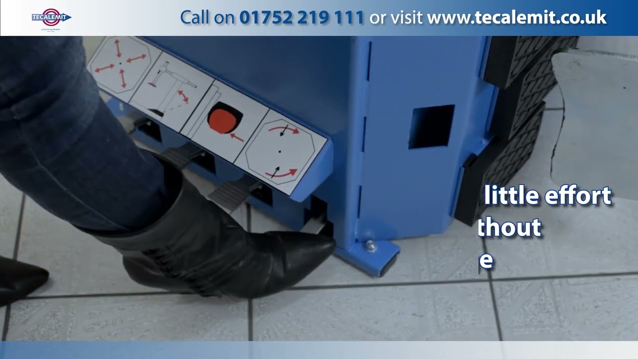 The TIRO PLUS tyre changer from Tecalemit Garage Equipment - YouTube