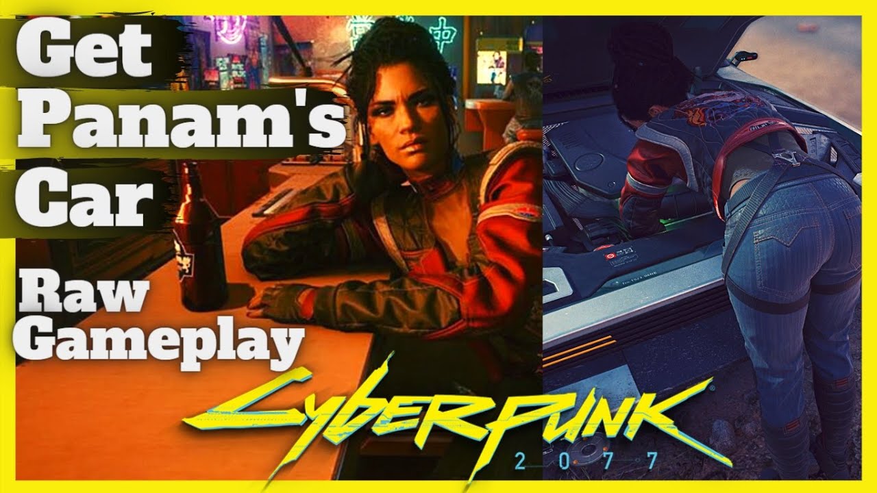 Cyberpunk 2077 PS4 PRO, Get Back Panam's Car Mission - GHOST TOWN, get ...