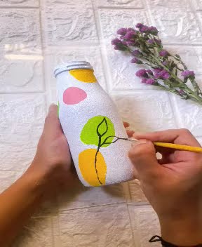 Diy bootle painting art - YouTube