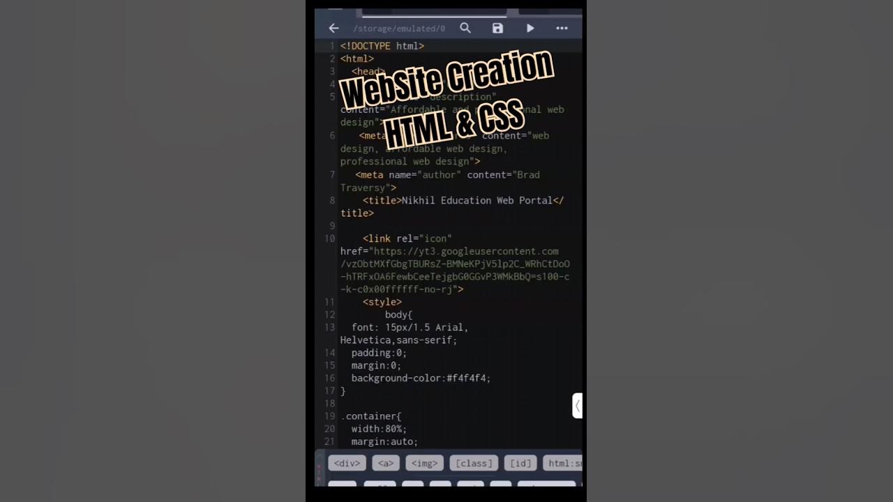 Web Portal Website Create With Html And Css Codeing Websitedesign Html Css Short Short