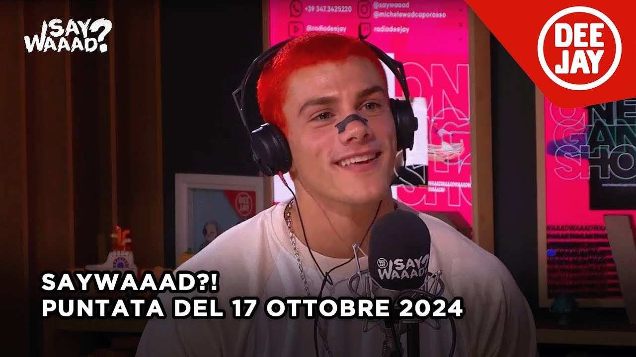 Filippo Tenca ospite a #SayWaaad – Puntata del 17 ottobre 2024 - YouTube