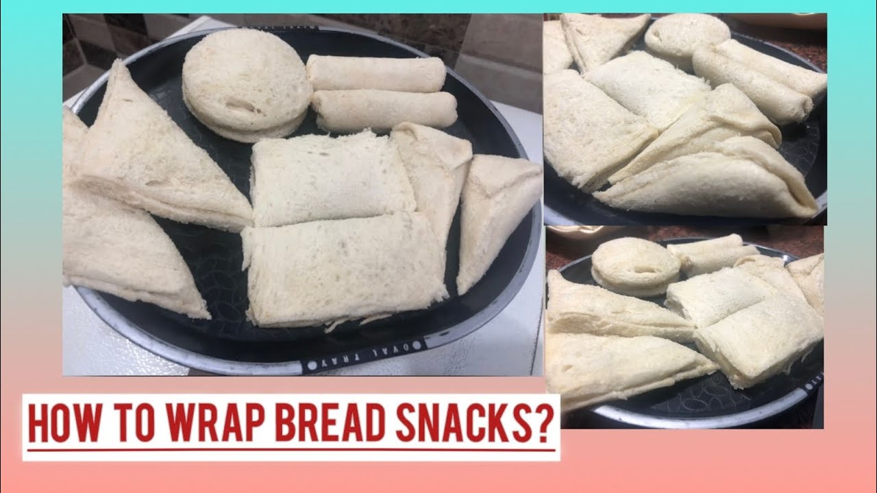 BREAD SNACKS FOLDING TECHNIQUES | 5 Ways To Make Bread Snacks | Ramzan ...