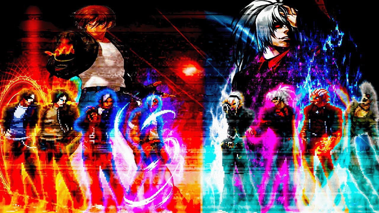 KOF MUGEN Adawn, G.S Eric v2, Alter Kyo, & Neo Kyo vs Shakuen, Titan ...