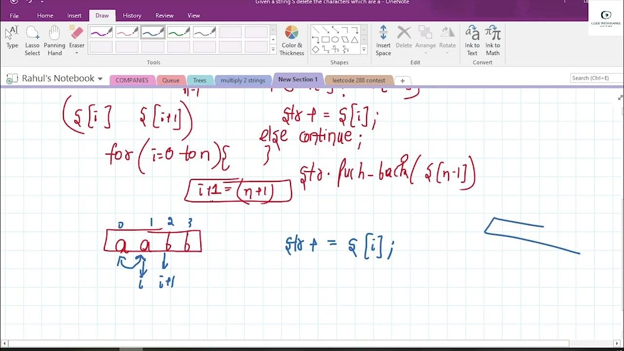 Remove Consecutive Characters Problem Strings Gfg 💥 Youtube