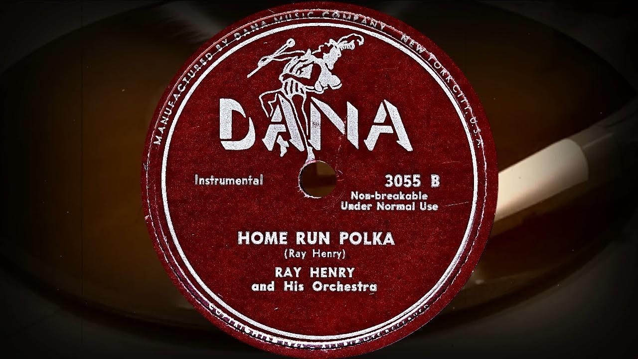 HOME RUN POLKA - RAY HENRY And His Orchestra (1951) - YouTube