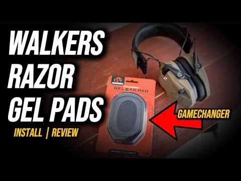 Walkers Razor Gel Ear Pad Install And Review - YouTube