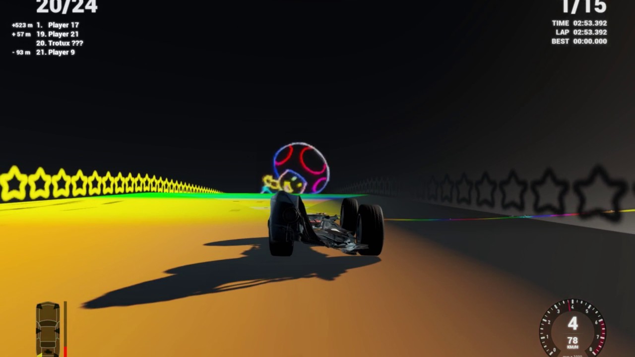 Next Car Game: Rainbow Road - YouTube