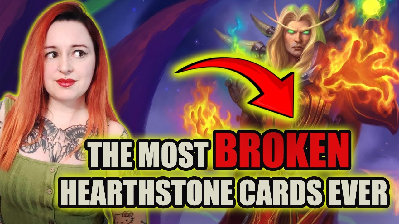 The most BROKEN cards in the history of Hearthstone?!! - YouTube