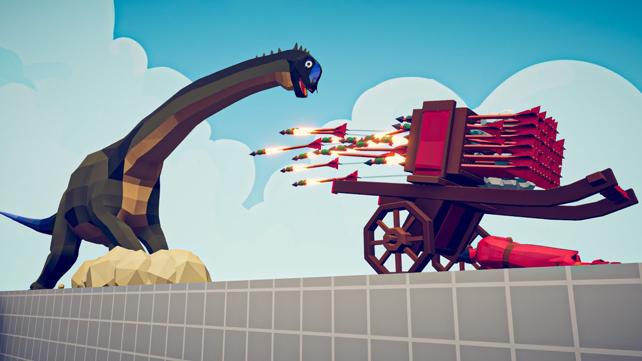 GIANT BRACHIOSAURUS vs EVERY GOD - Totally Accurate Battle Simulator ...