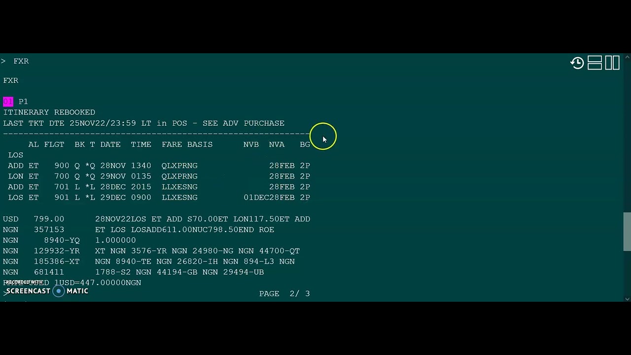 AMADEUS GDS TRAINING E14 HOW TO MAKE BOOKING OR RESERVATION IN AMADEUS ...