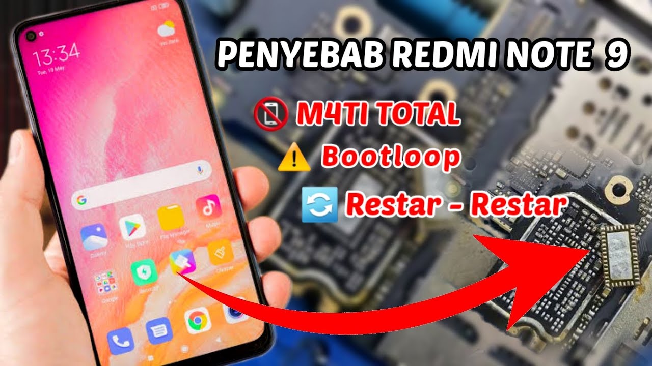 Jangan Panik.!!! CARA Mengatasi Redmi Note 9 Mati total Kasus Viral.! SERVICE HP Bootloop ...