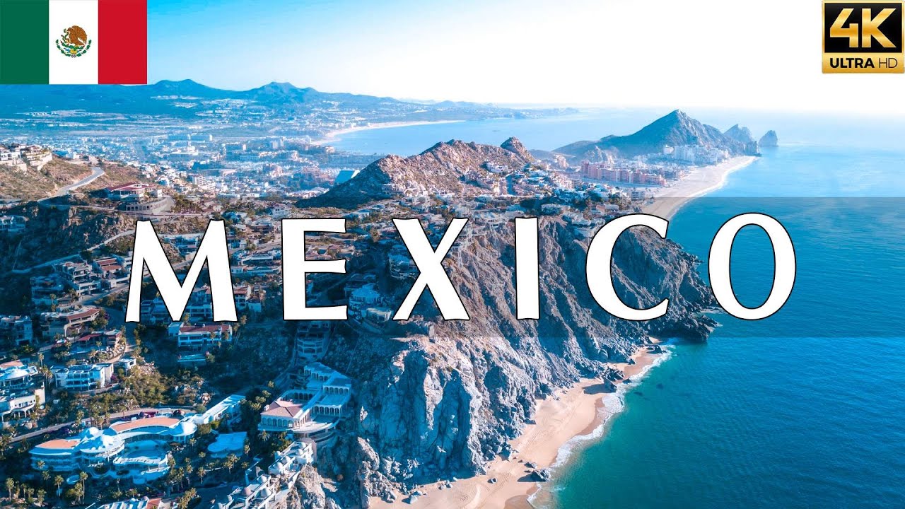 VOLANDO SOBRE MEXICO 4K | Increíble paisaje natural hermoso con música ...
