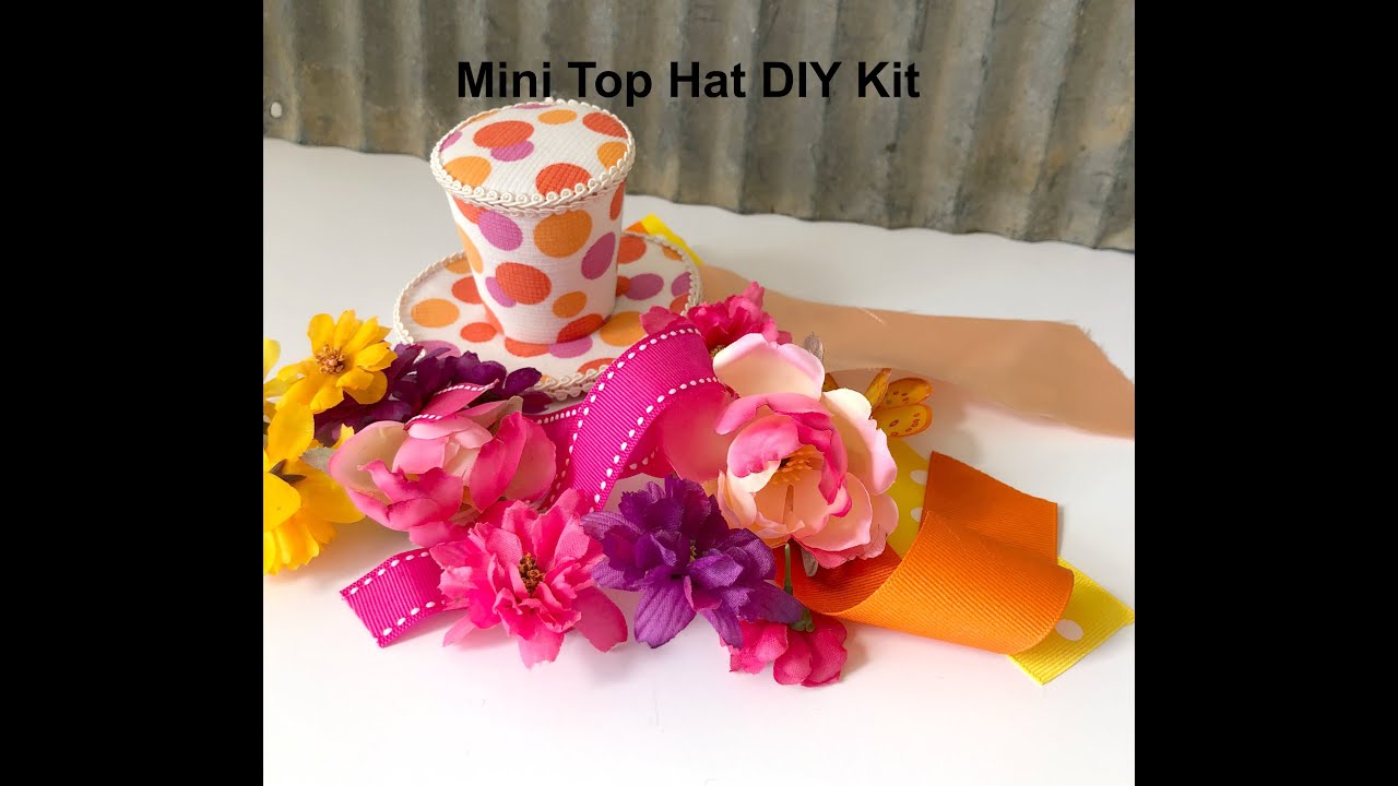 Mini Top Hat DIY Kit launch, Facebook Live Chiki Bird Hat Studio - YouTube