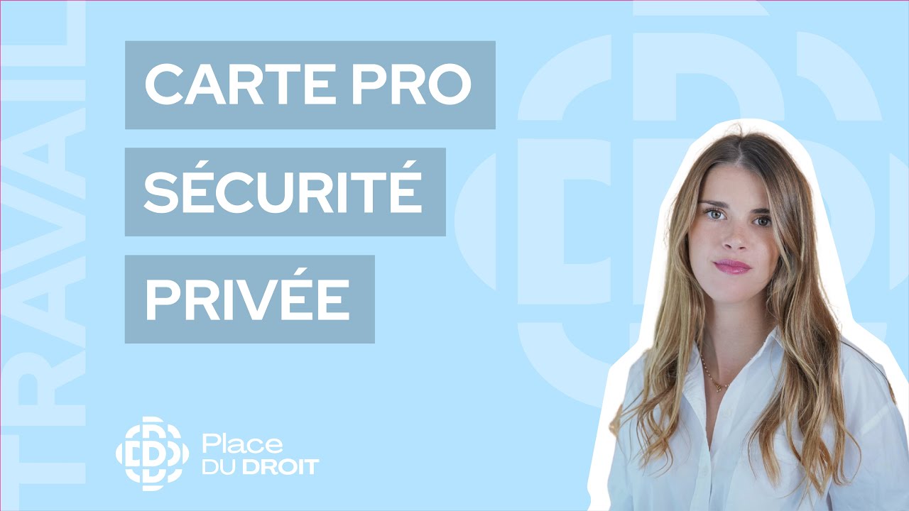 Obtenir une carte professionnelle sécurité - YouTube