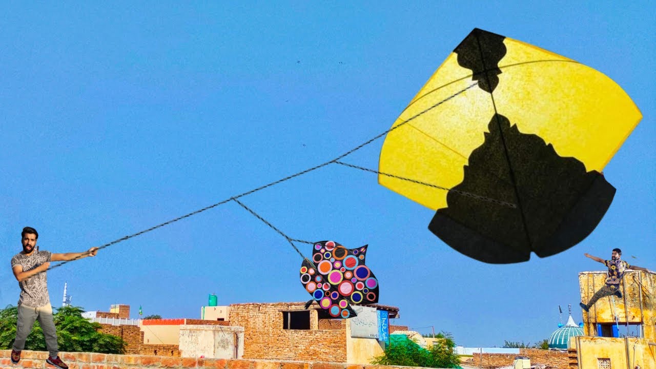Catch Kite"s & (Patang) Tukkal With Thread New Trick || Types Of Patang ...