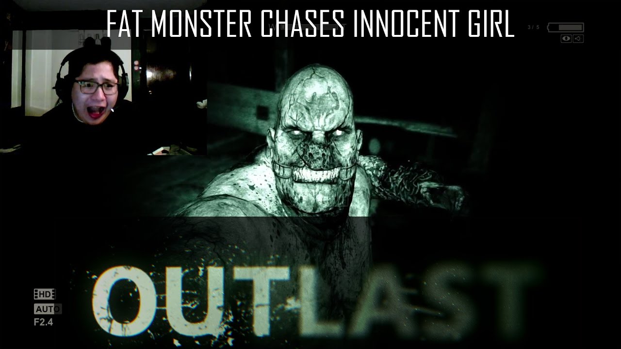OUTLAST: FAT MONSTER CHASES INNOCENT GIRL EP 4 - YouTube