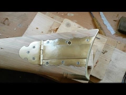 long rifle build Lancaster county pt.27 making and inletting the ...