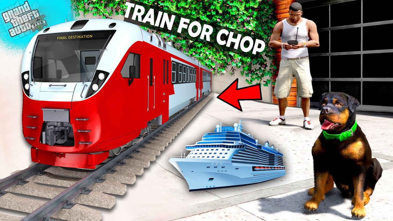 Franklin Buying TRAIN FOR CHOP in GTA 5 | GTA5 AVENGERS - YouTube