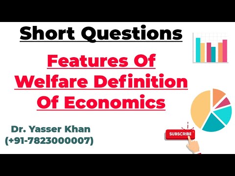 Features Of Welfare Definition Of Economics - YouTube