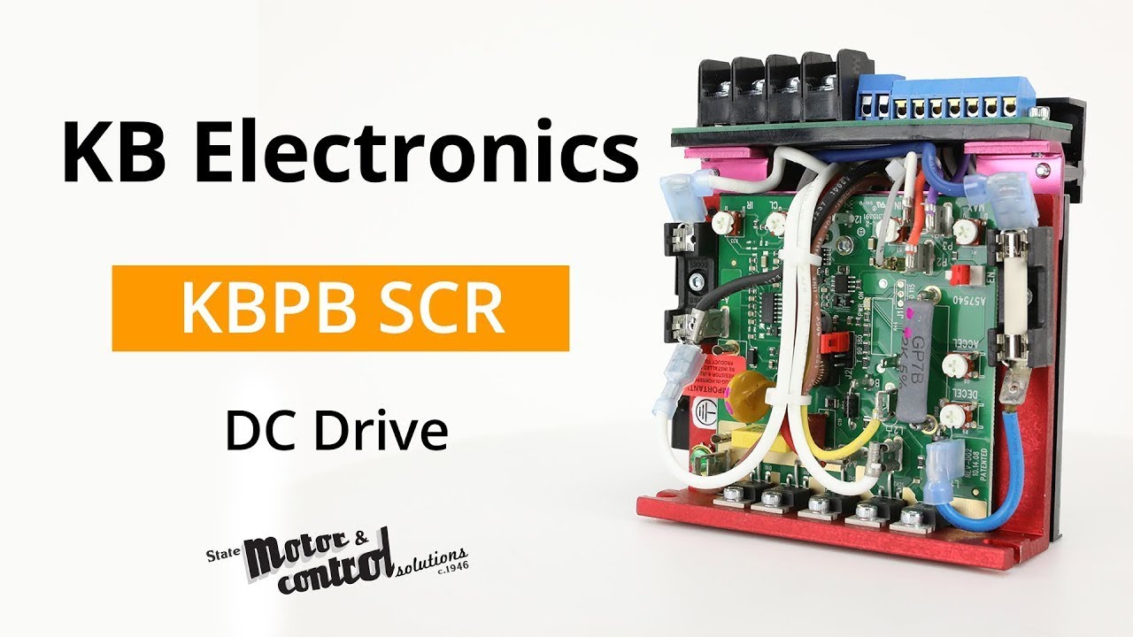 KB Electronics KBPB SCR DC Drive - YouTube