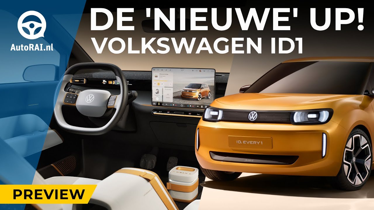 De 'nieuwe' UP!: dit is de Volkswagen ID1 (2027) - AutoRAI TV - YouTube