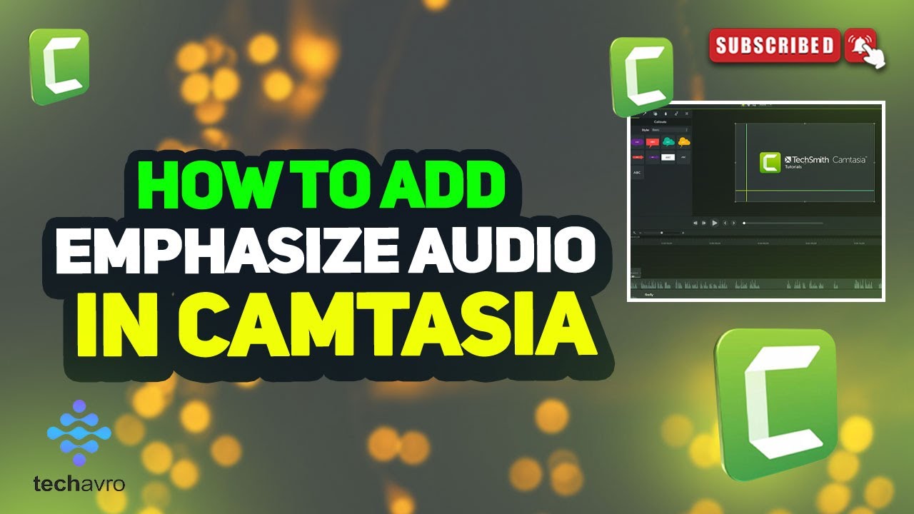 How to Emphasize Audio in camtasia 2025 - YouTube