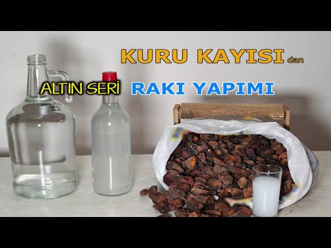 Kuru Kayısıdan Rakı Rakı Yapımı - Altın Seri