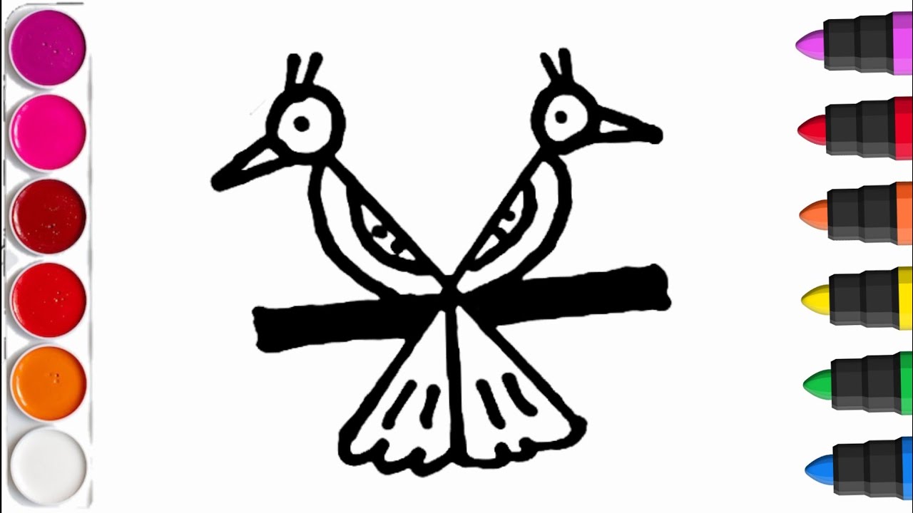 how to draw sparrow easy step by step/chidiya ka chitra kaise banaye/# ...