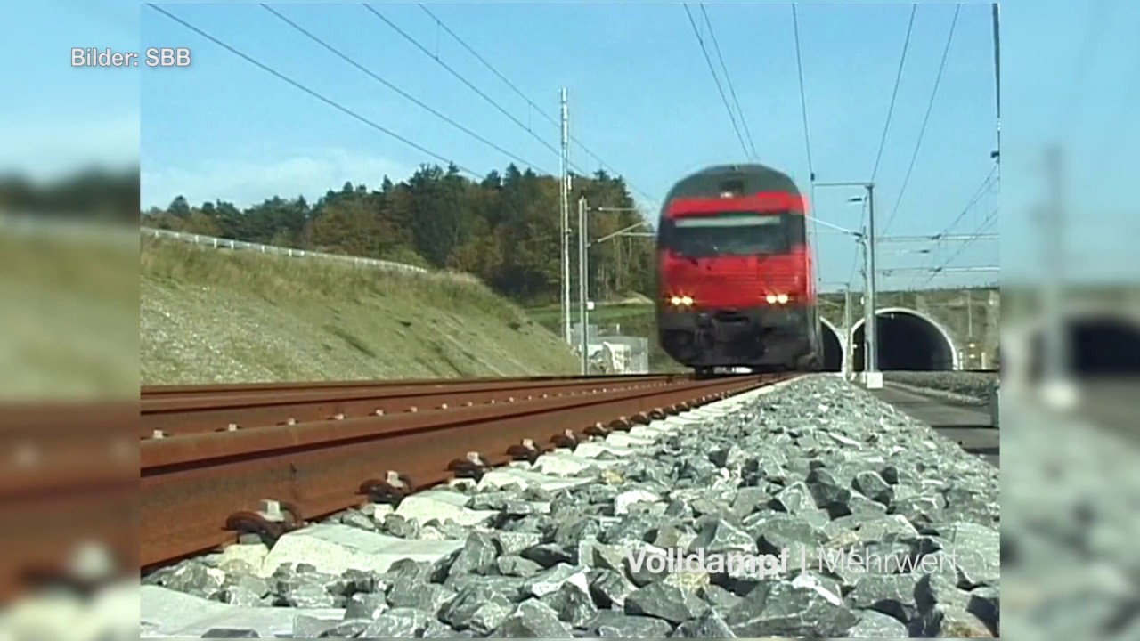 SBB: Bahn 2000 Neubaustrecke NBS - EPK 2004 - YouTube