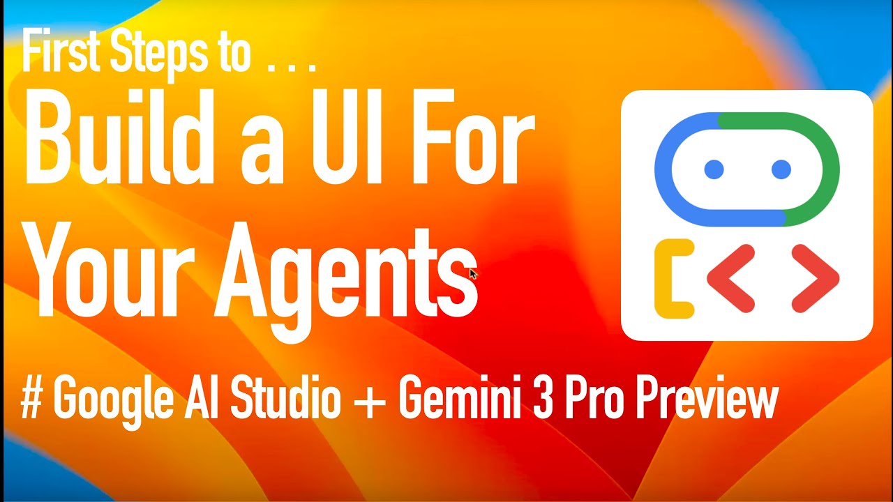Building a Professional Chat User Interface for your Agents | First ...