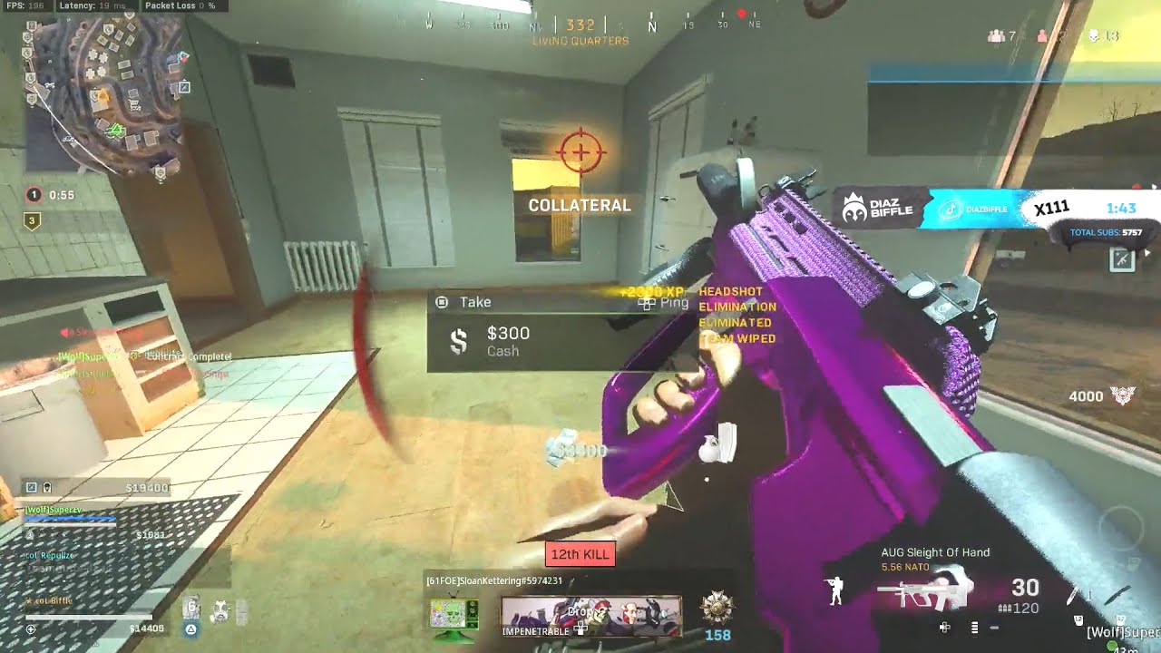 BIFFLE TRIES OLD MW GUN & DOES THIS TO THIS ENEMY TEAM - YouTube