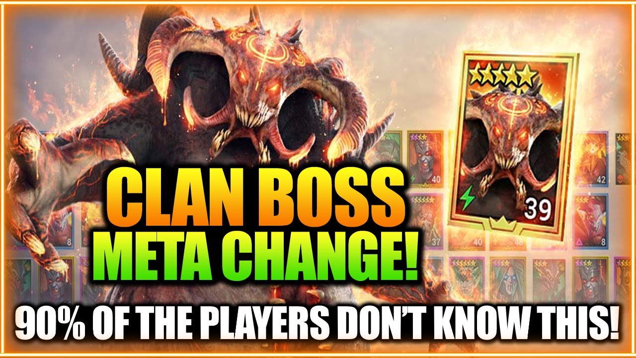 This CHANGED So Much!! How To Build A Non Unkillable Clan Boss Team In ...