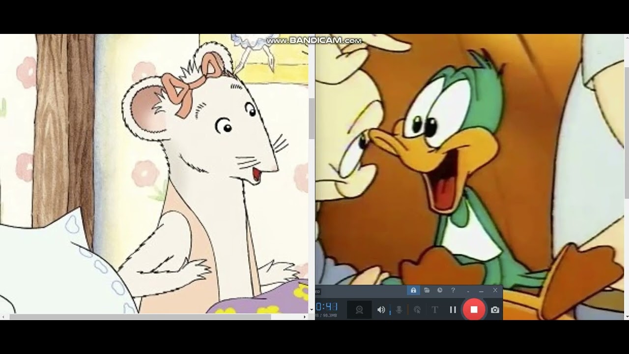 Plucky Duck was speaking to Classic Angelina Mouseling - YouTube