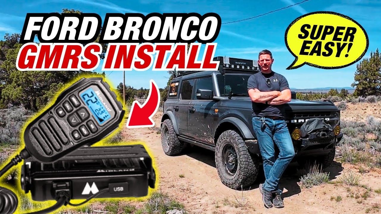 Upgrade Your Bronco | Midland GMRS Radio Installation Tips - YouTube