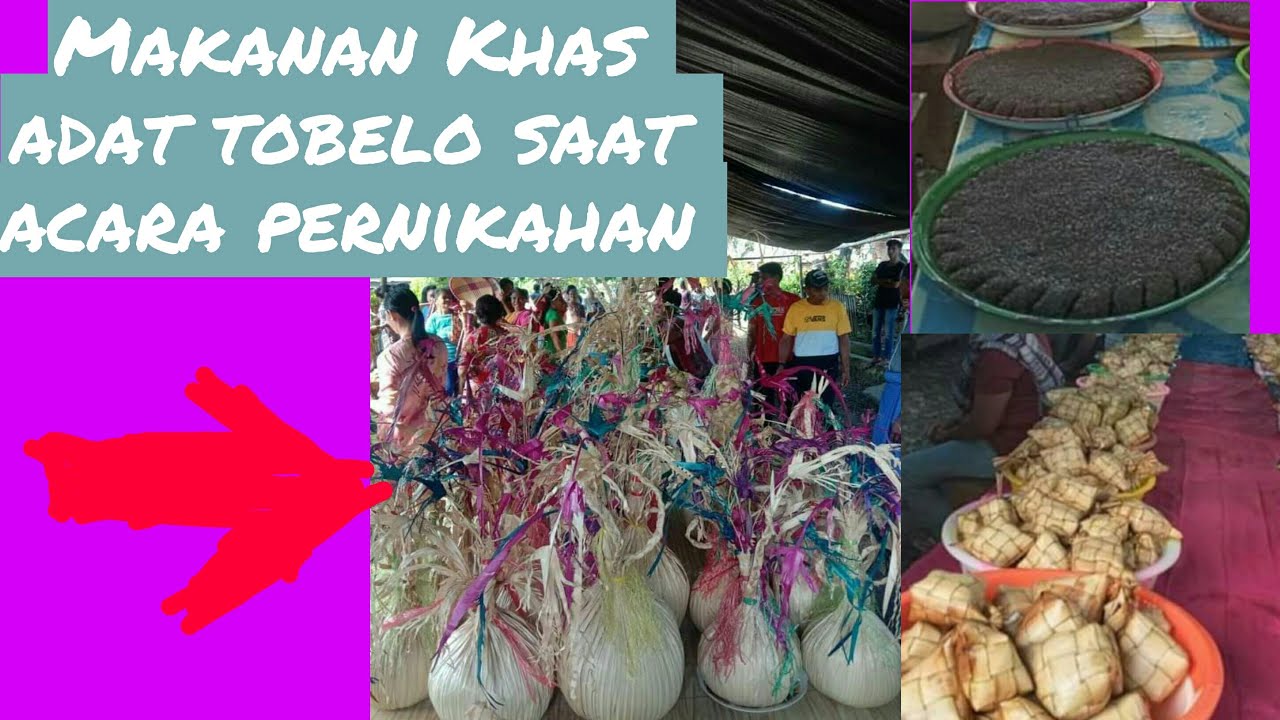 Makanan khas adat tobelo galela Pulau obi halmahera Selatan - YouTube