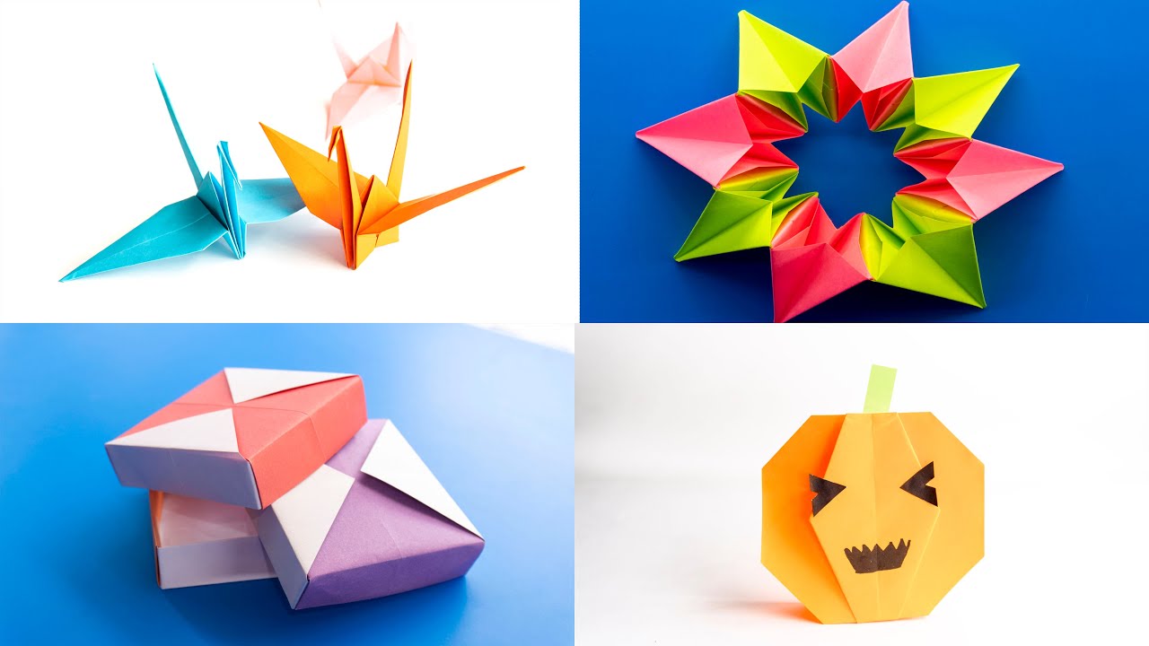4 Easy and Cool Origami and Paper Craft Ideas #25 - YouTube