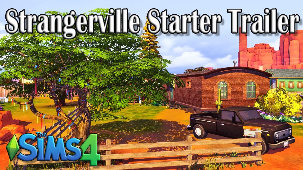 Sims 4 Strangerville Starter | Speed Build | No CC - YouTube