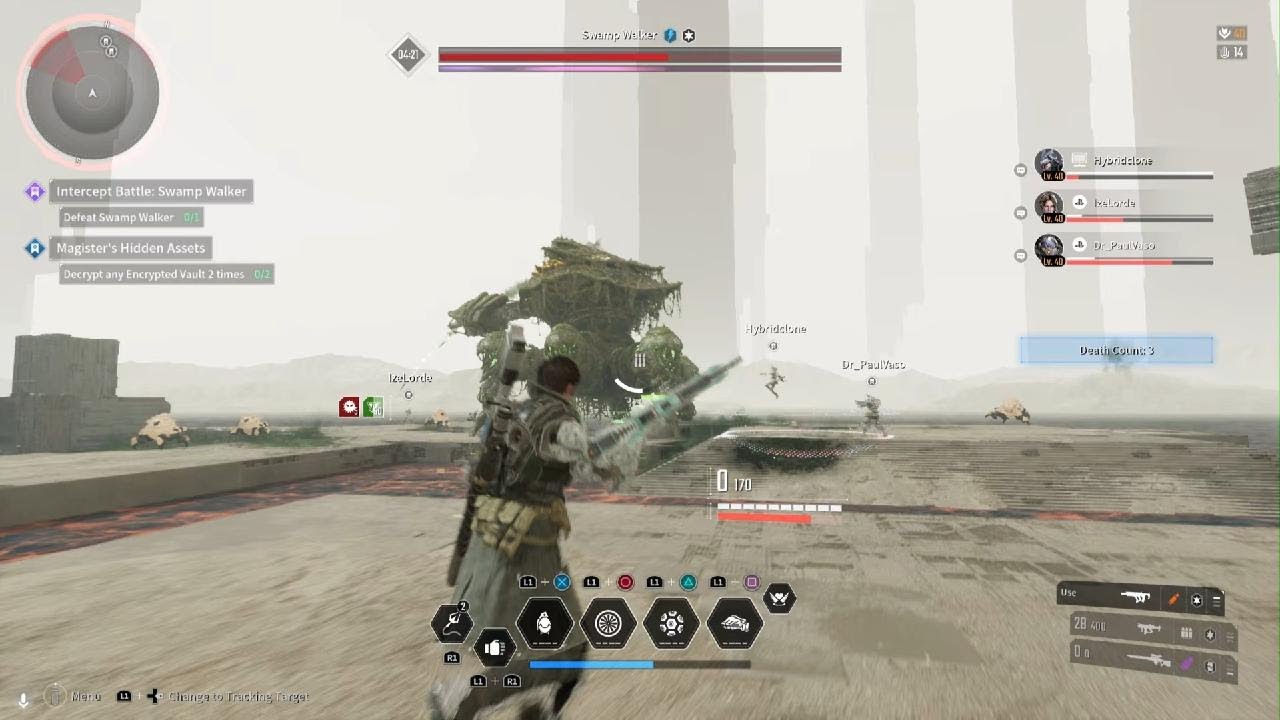 The First Descendant Swamp Walker Boss Fight - YouTube