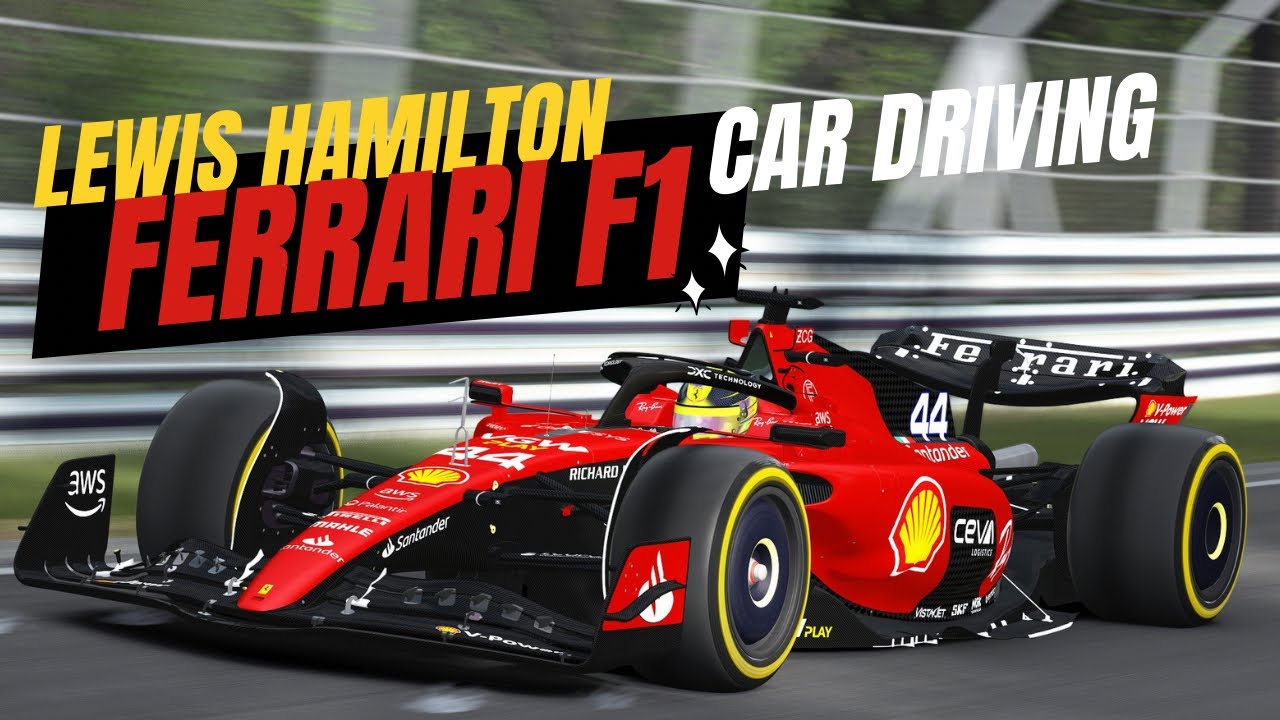 Ferrari SF-25 Lewis Hamilton Drives For The First Time - YouTube