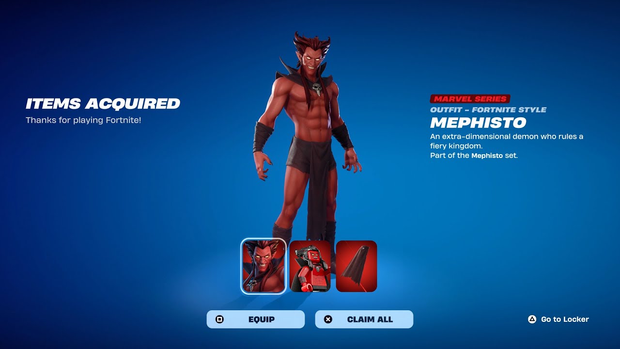 How To Get Mephisto Skin Bundle FREE In Fortnite (Unlocked LEGO ...