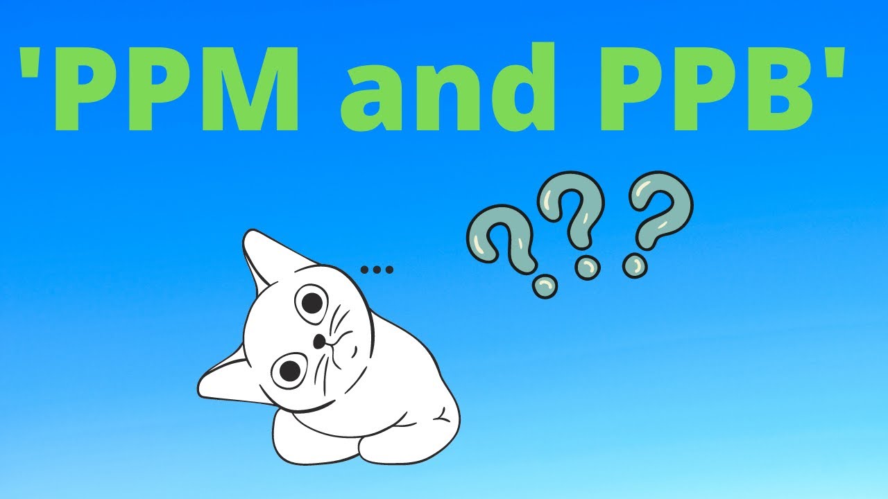 PPM and PPB🤔 (parts per million and parts per billion) | Concentration ...