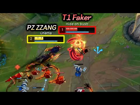 PZ ZZANG YASUO vs FAKER AZIR!! \