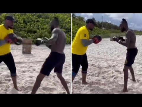 Deontay Wilder's legs leave fans stunned as new training footage ...